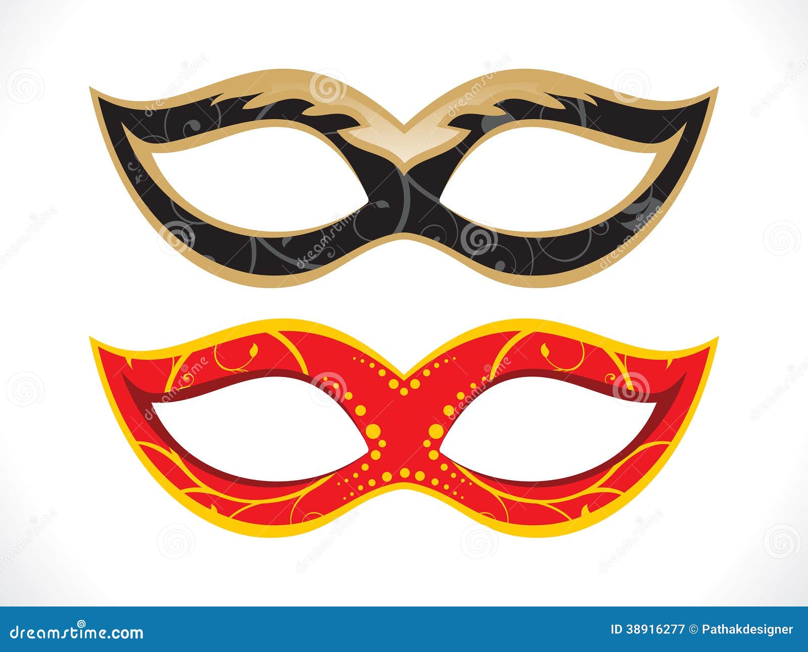 Abstract Artistic Disco Mask Stock Illustration - Illustration of ...