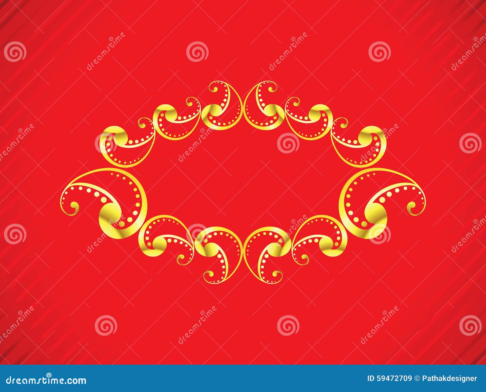 Abstract Artistic Golden Border Stock Vector - Illustration of textured ...