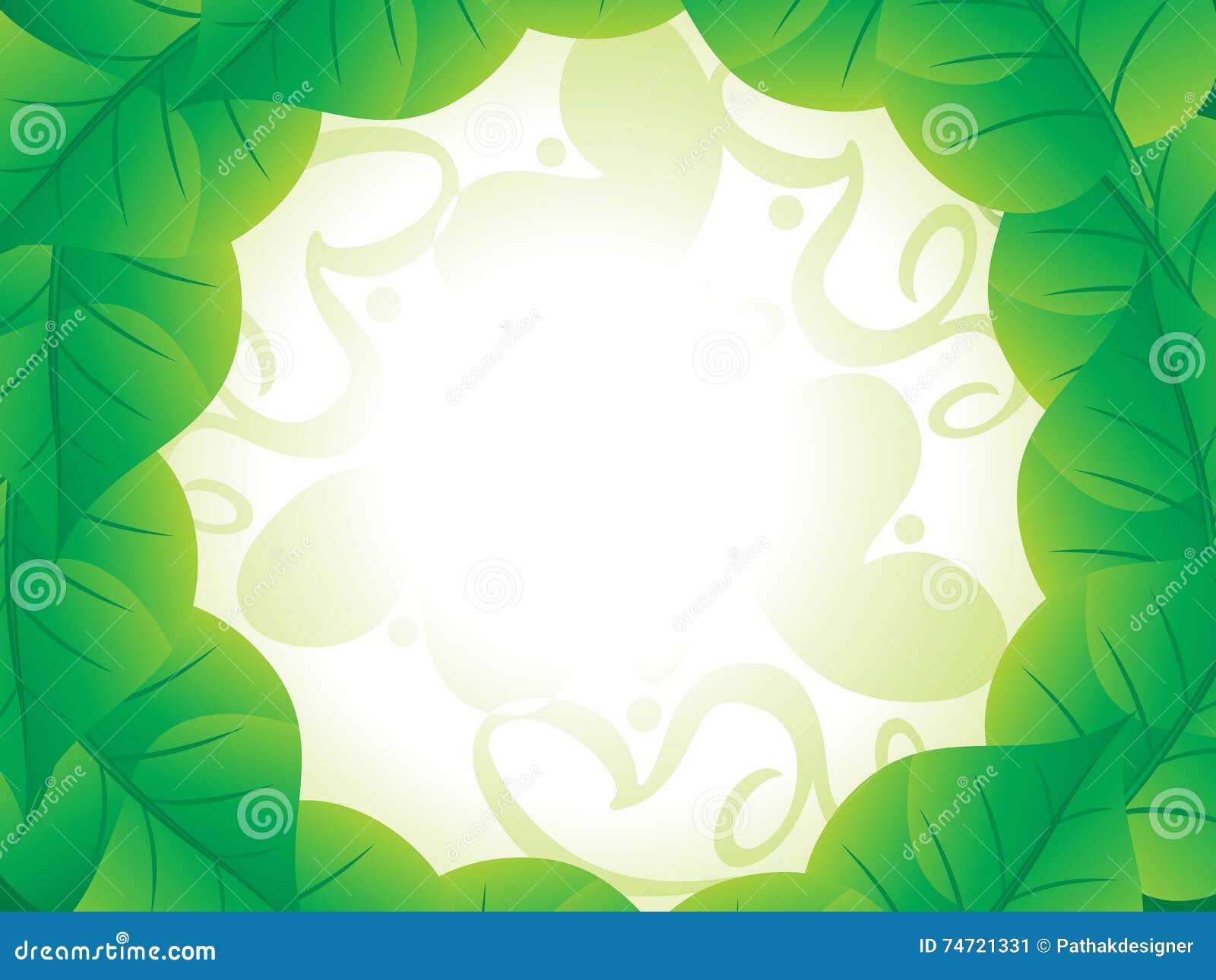 Abstract Artistic Green Floral Background Stock Vector - Illustration ... Abstract Artistic Green Floral Background Stock Vector - Illustration ...