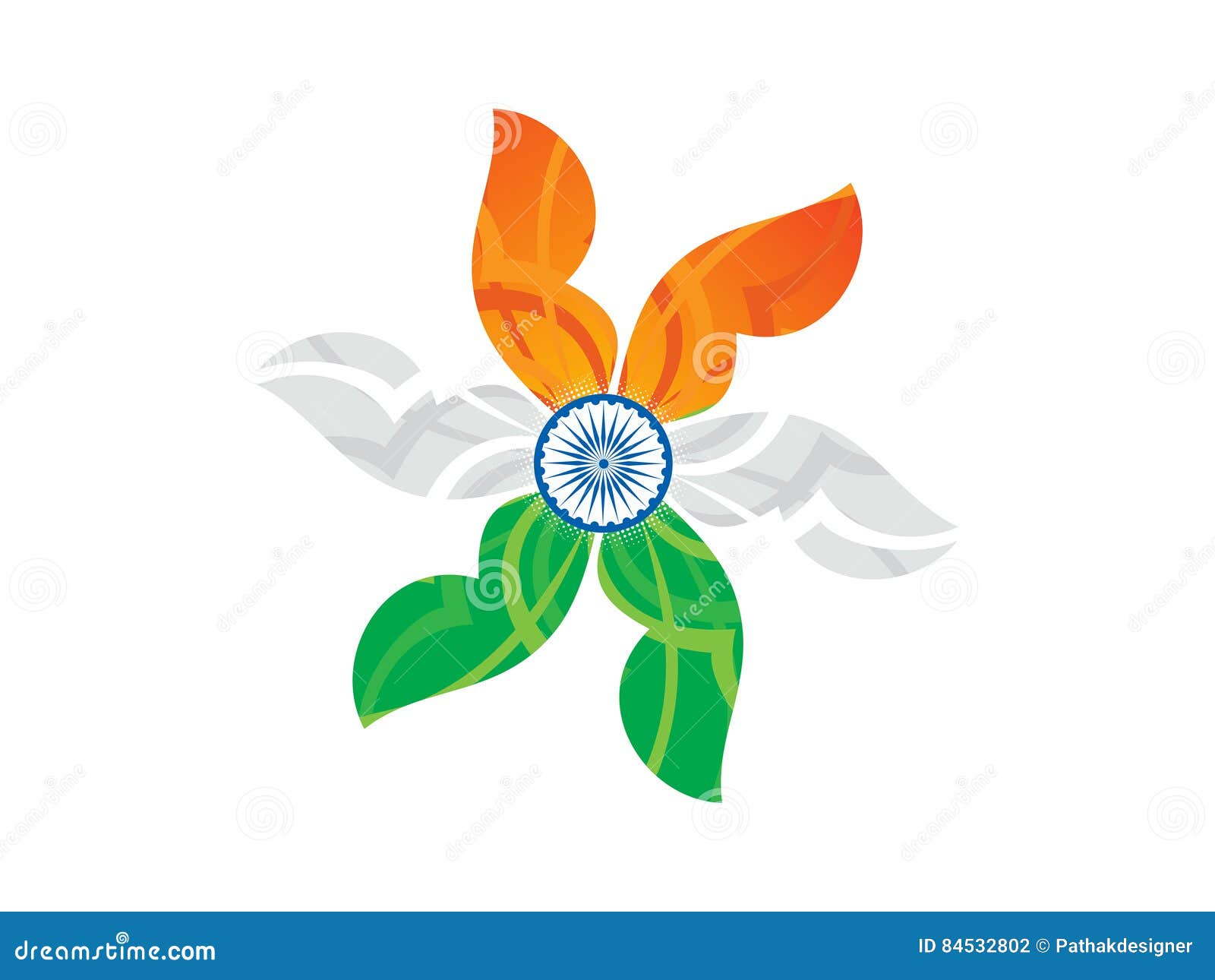 Abstract Artistic Indian Flower Stock Vector - Illustration of india ...