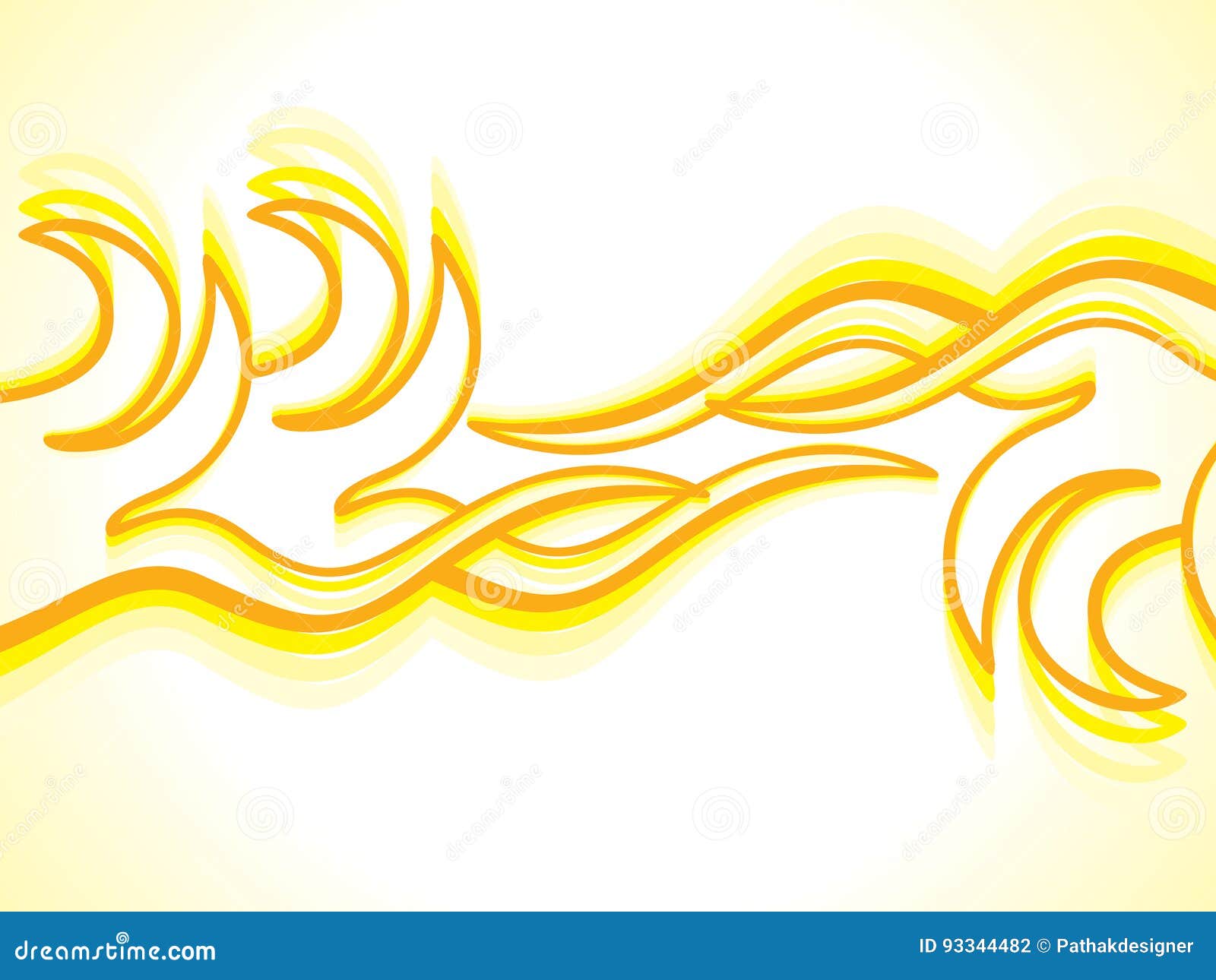 Abstract Artistic Line Heat Wave Stock Vector - Illustration of ...