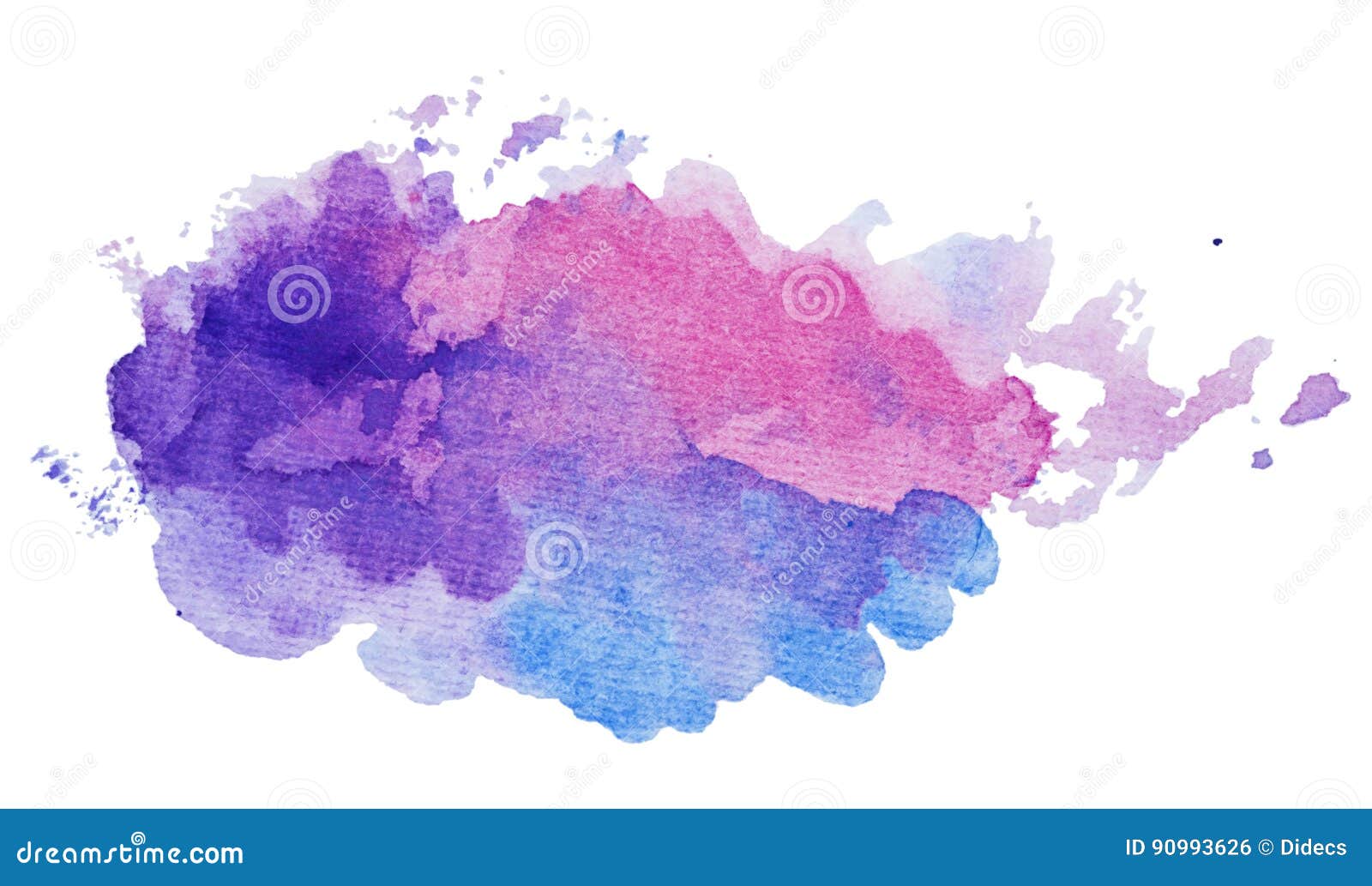Abstract Artistic Paint Splash In The Shape Of Cloud Stock Photography ...