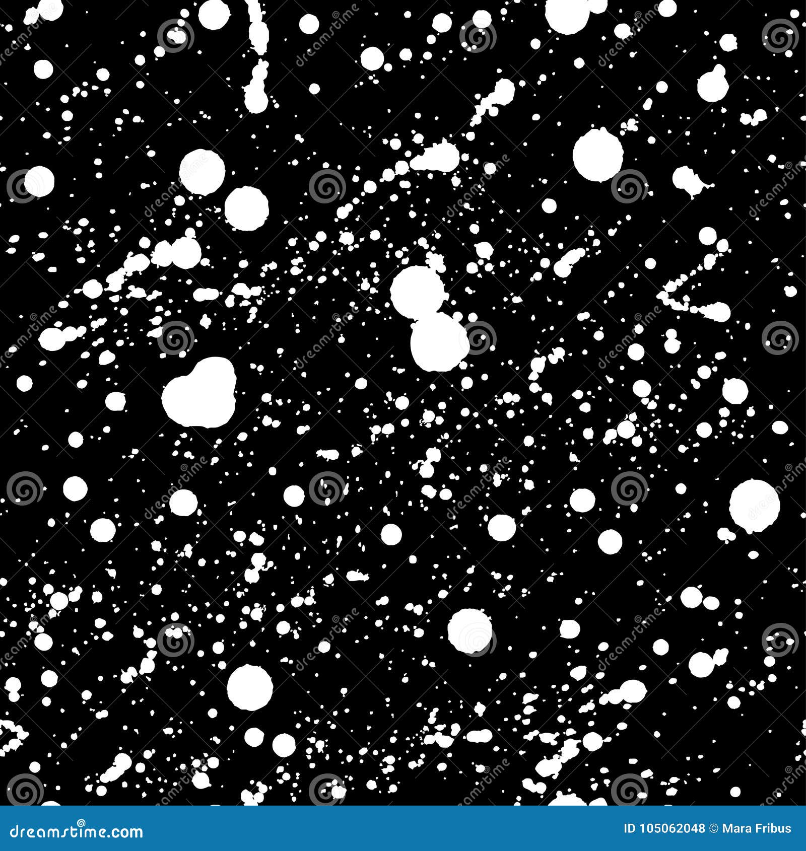 Artistic Paint Splashes Seamless Pattern Stock Vector - Illustration of ...