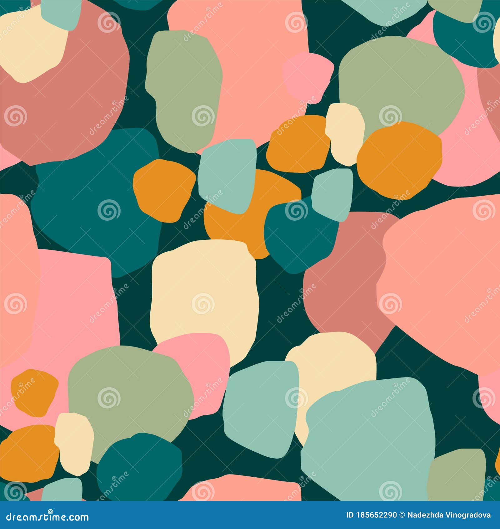 Artistic Seamless Pattern With Menelaus Blue Morpho, Giant Swordtail ...