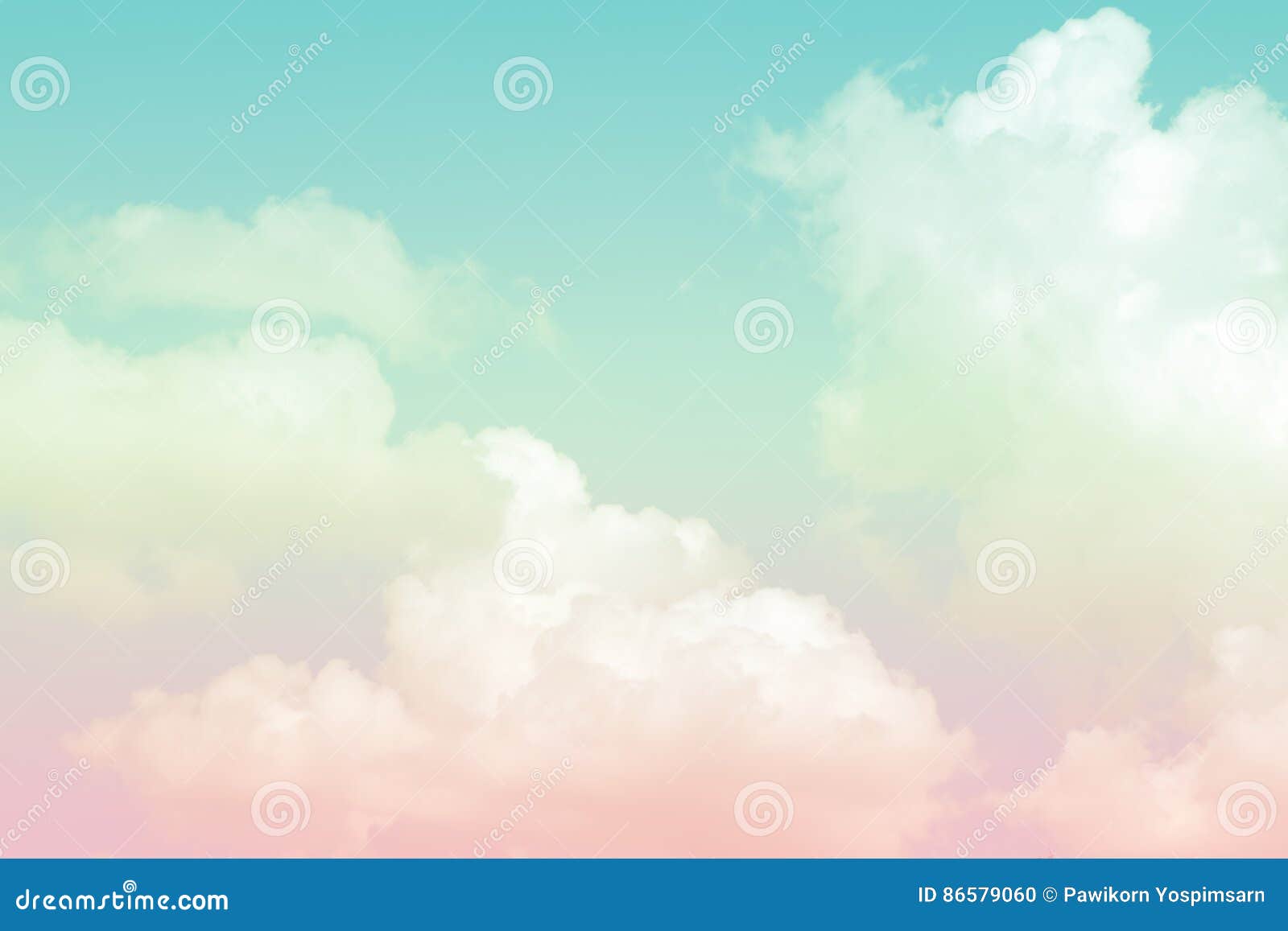 Abstract Artistic Soft Pastel Colorful Cloud Sky for Background Stock ...