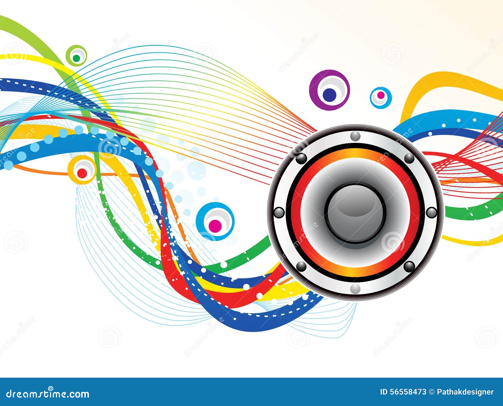 Abstract Artistic Sound Background Stock Vector - Illustration of ...