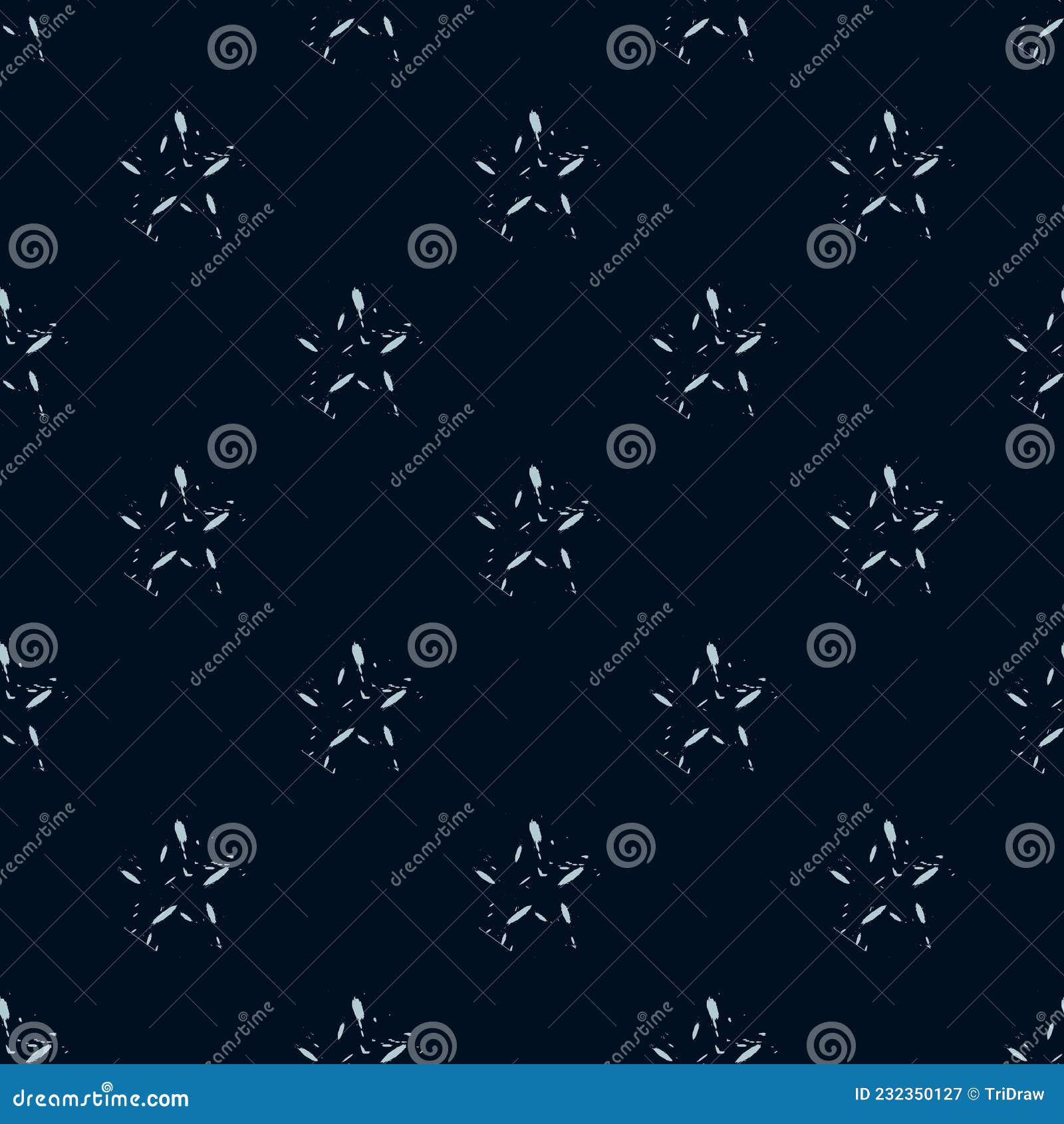 Abstract Artistic Star Seamless Pattern Design Stock Vector ...