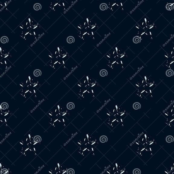 Abstract Artistic Star Seamless Pattern Design Stock Vector ...