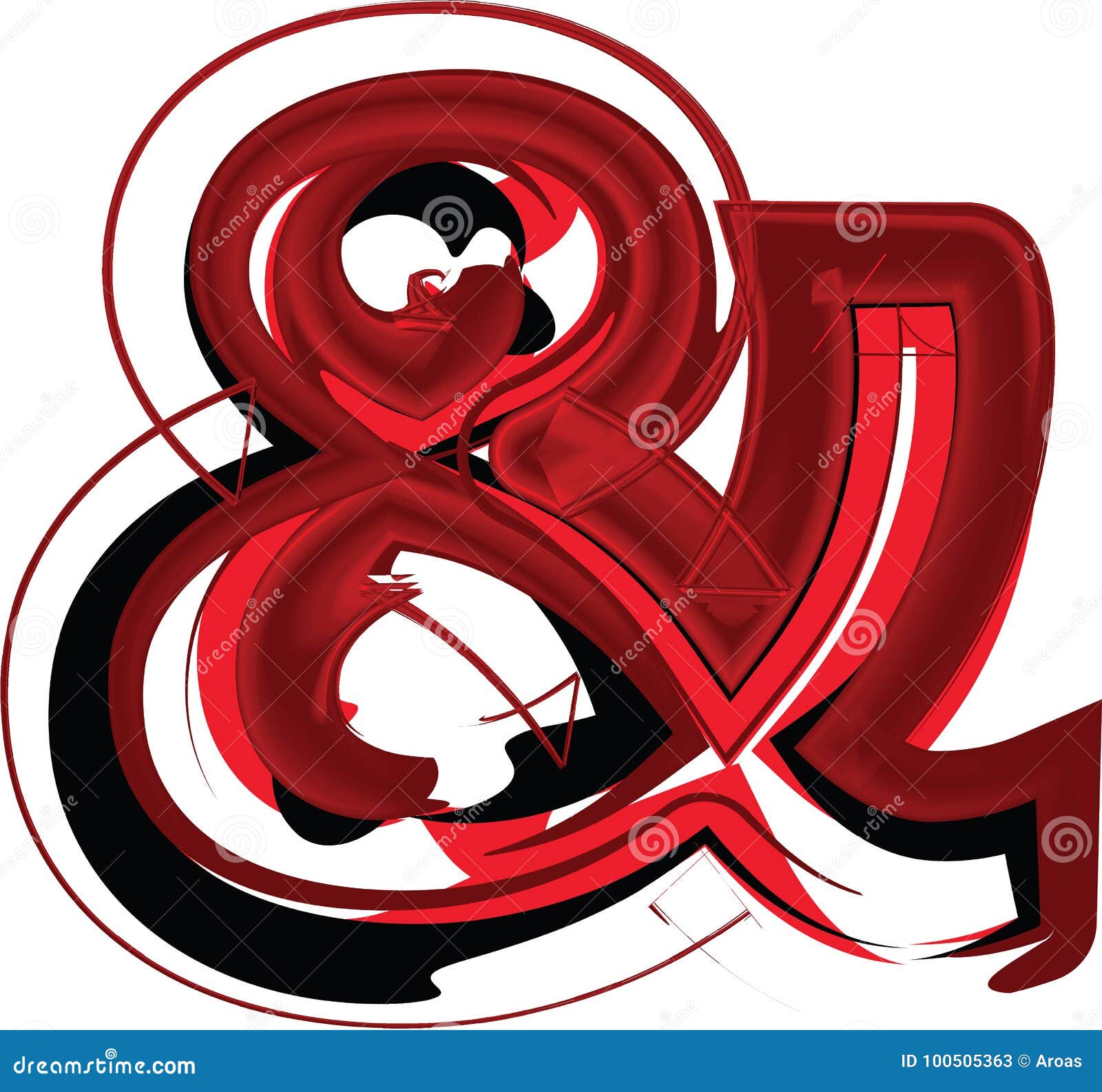 Artistic Symbol Illustration Stock Vector - Illustration of mark ...
