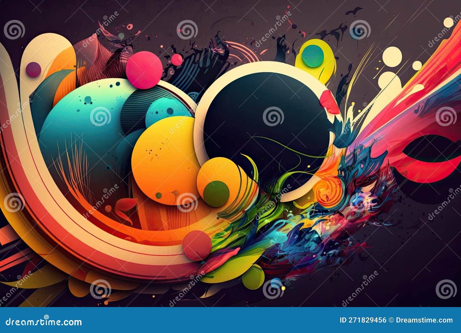 Abstract Artwork Based on the Themes of Song and Beat Stock ...