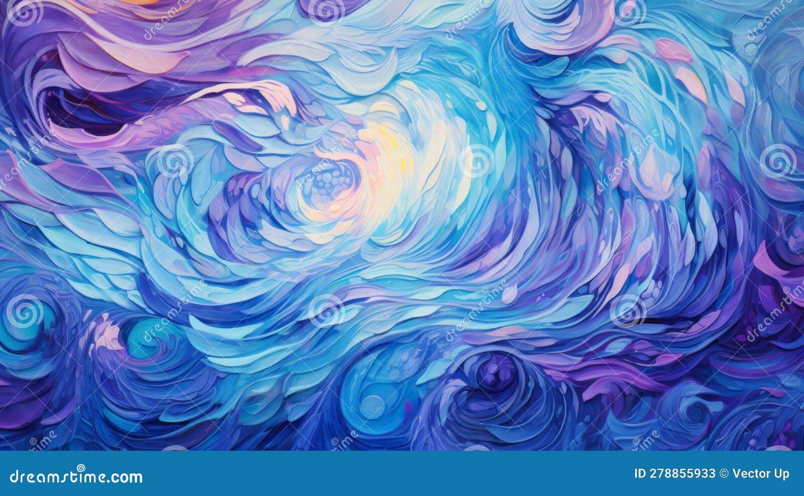 An Abstract Artwork Characterized by Swirling. Generative AI Stock ...