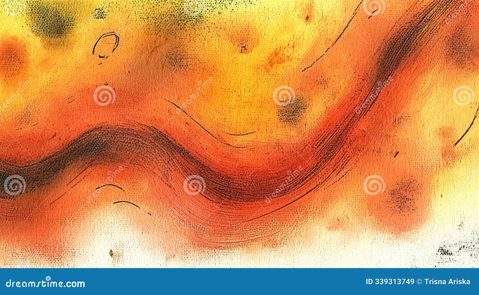 Abstract Artwork Featuring Flowing Lines and Vibrant Colors Evoking ...