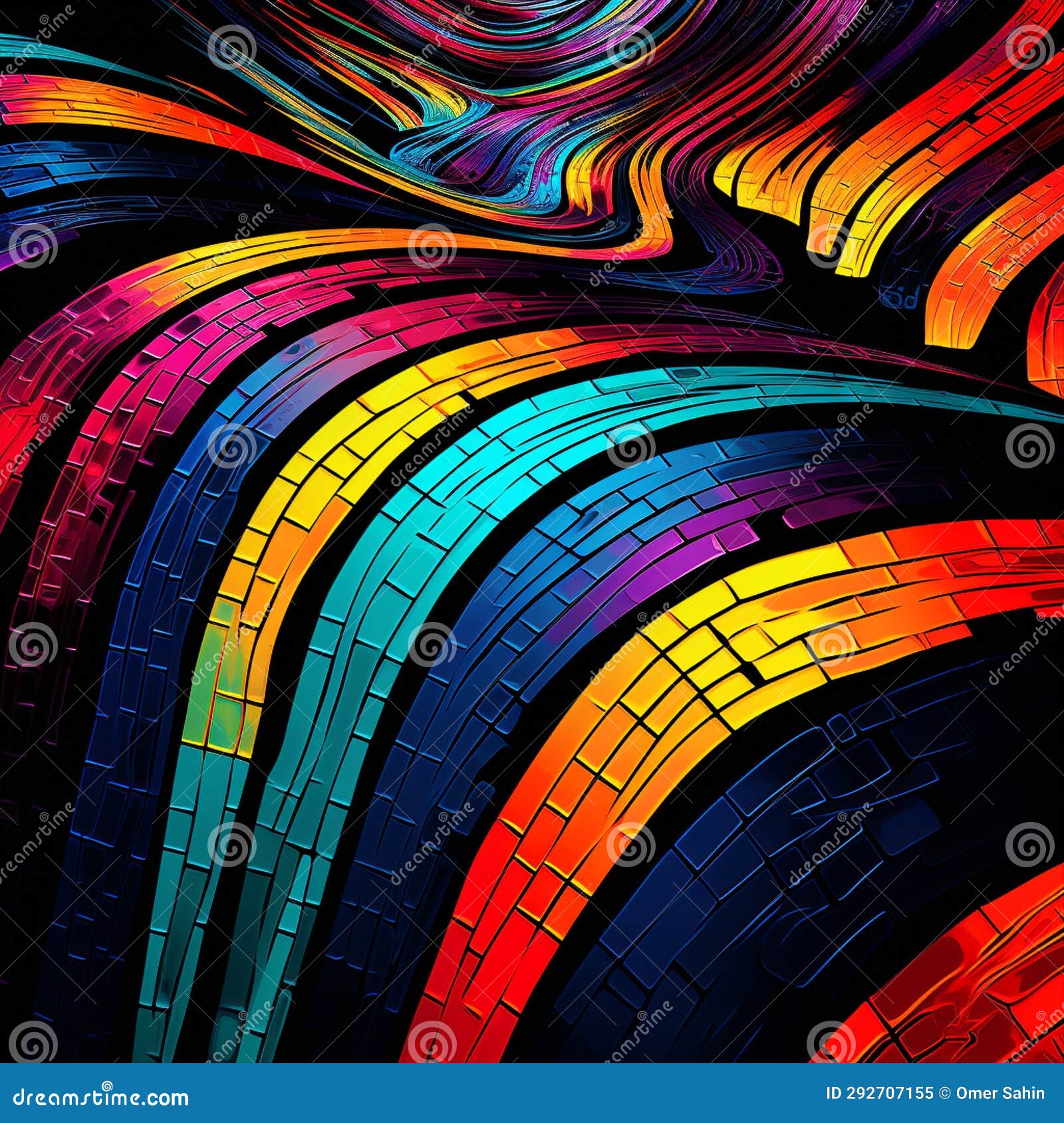 Abstract Artwork: Mesmerizing Tire Marks Stock Image - Image of viewers ...