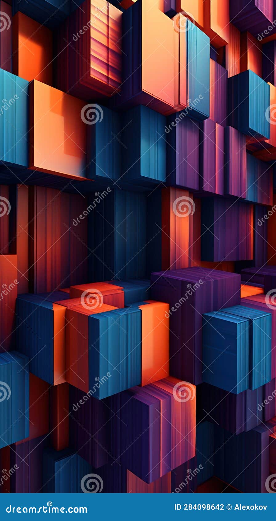 Abstract Artwork with Optical Illusions and Geometric Shapes AI ...