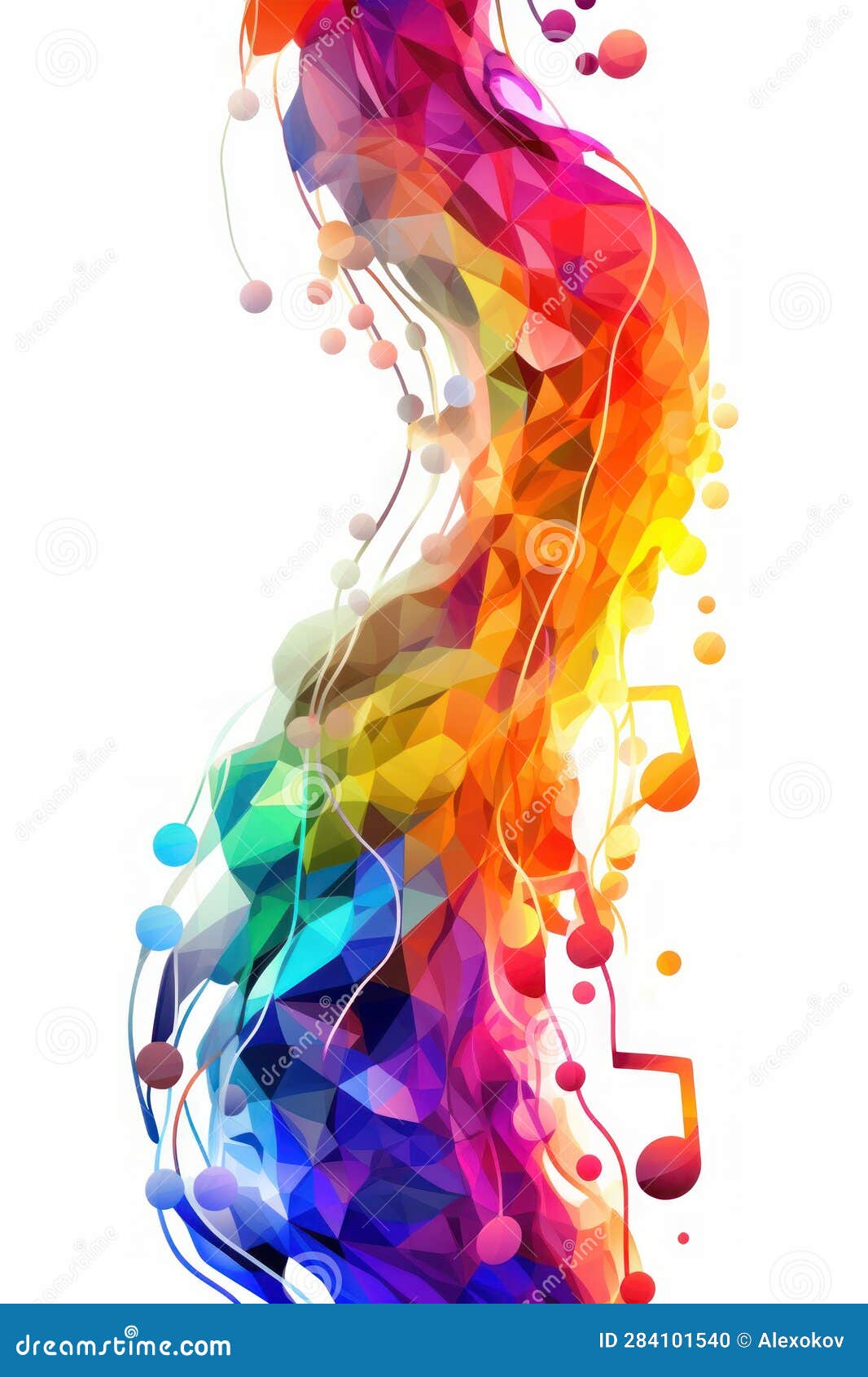 Abstract Artwork Representing Music Conceptually Stock Illustration ...