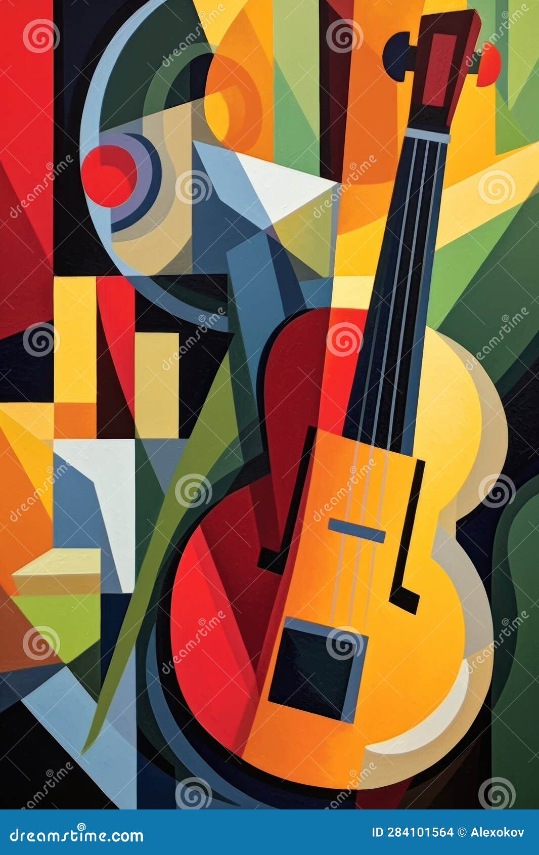 Abstract Artwork Representing Music Conceptually Stock Illustration ...