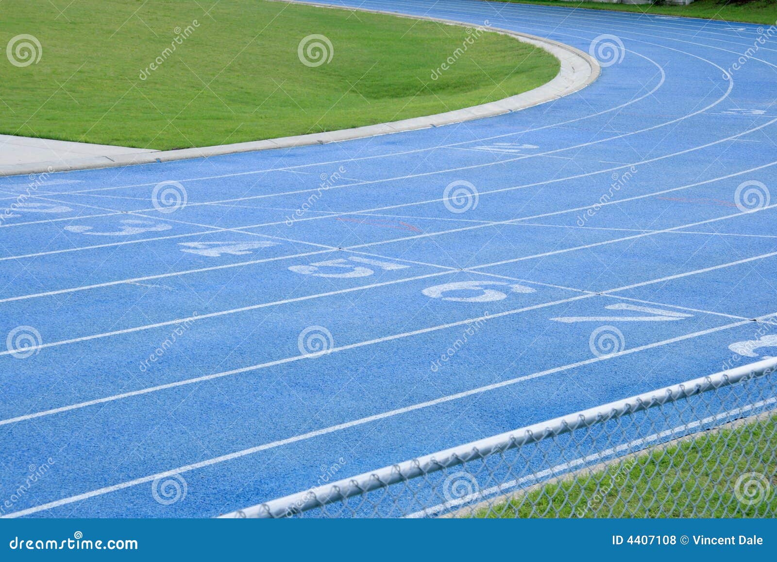 Abstract Athletic Track Picture. Image: 4407108