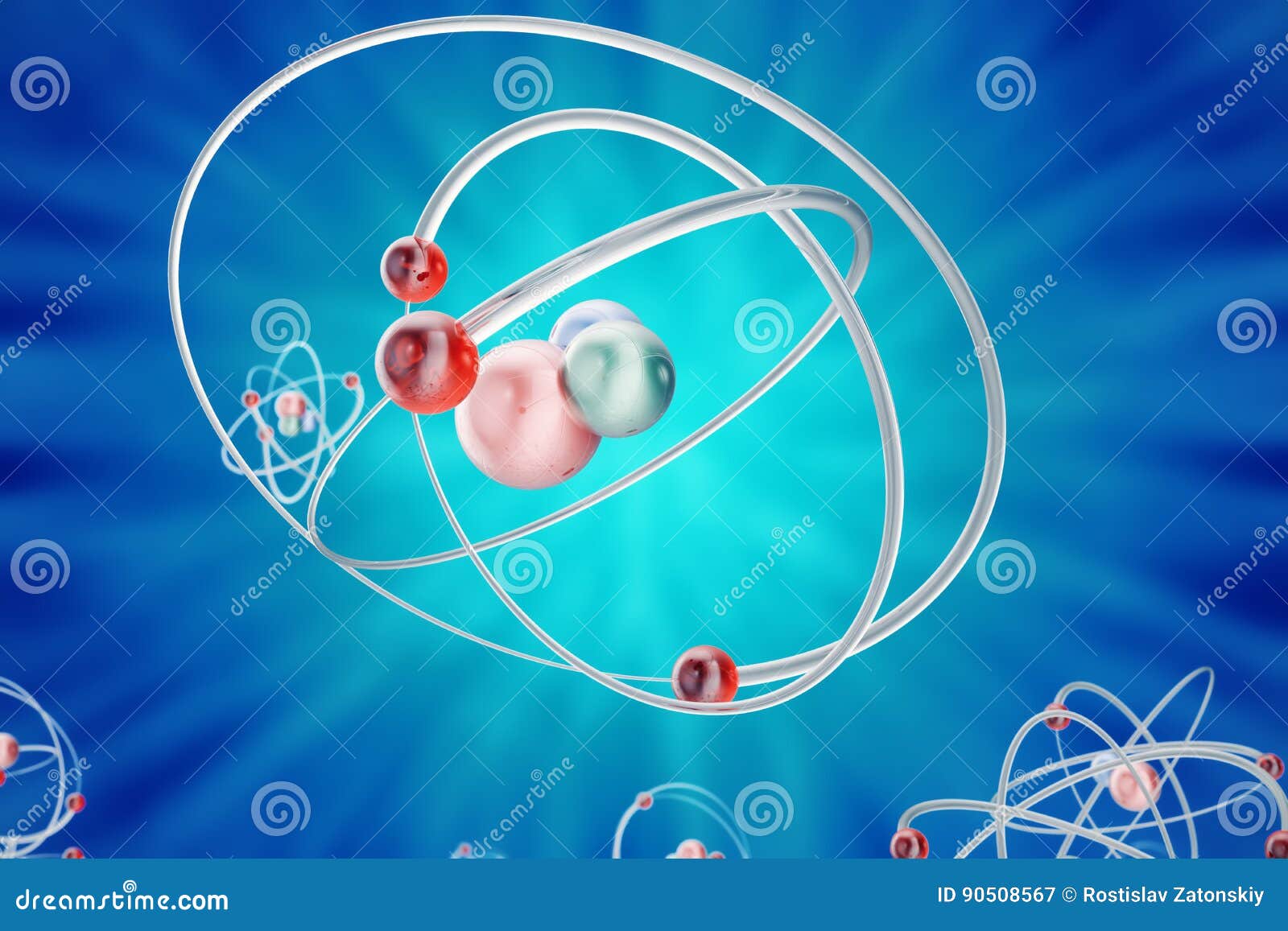 Chemistry Model Salt Molecule Diatomic Sodium Chlorine NaCl Scientific ...