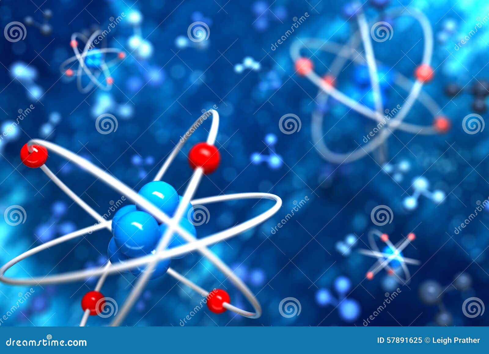 Abstract atom background stock illustration. Illustration of ...