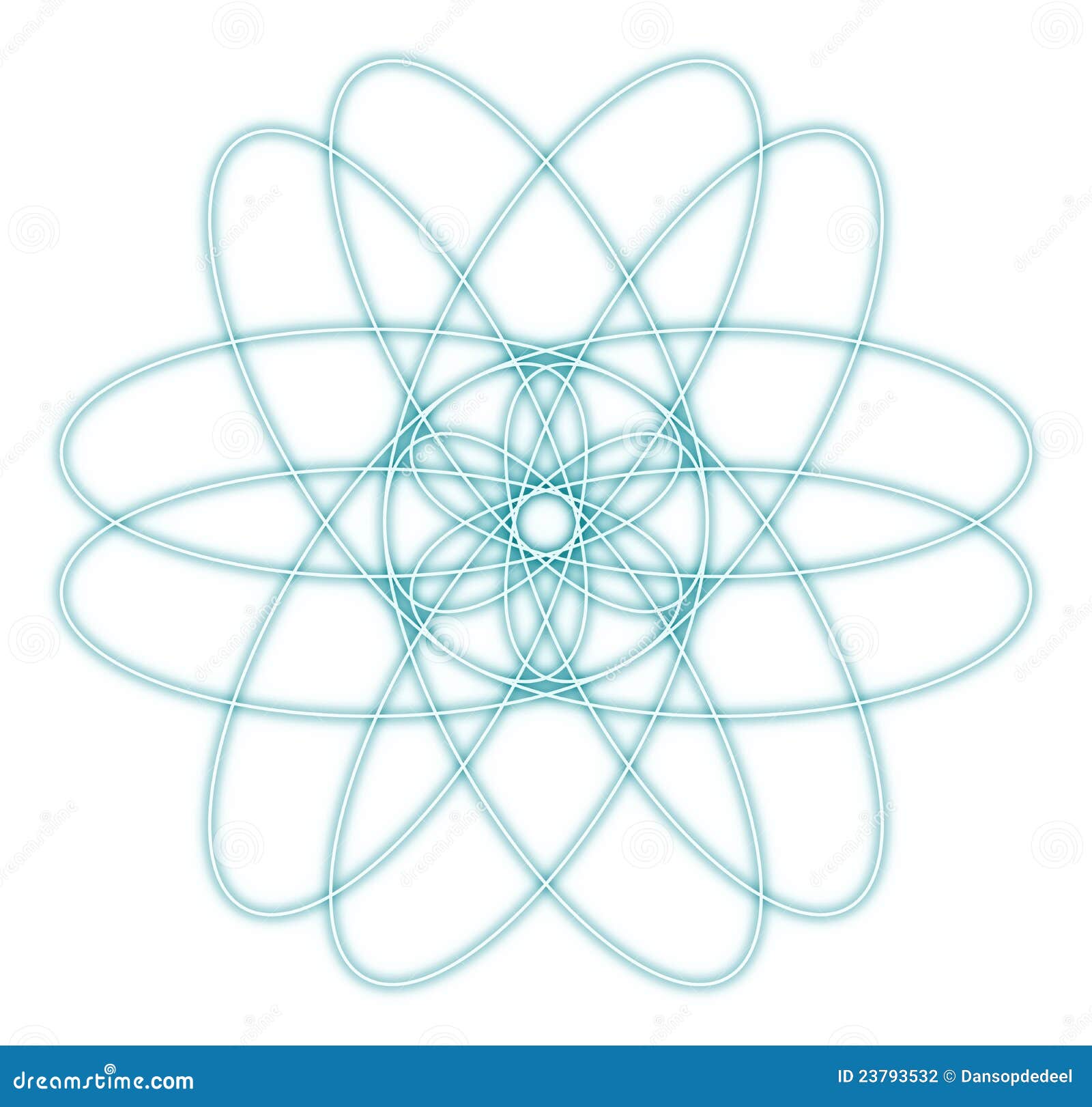 Abstract atom graphic stock illustration. Illustration of physics ...