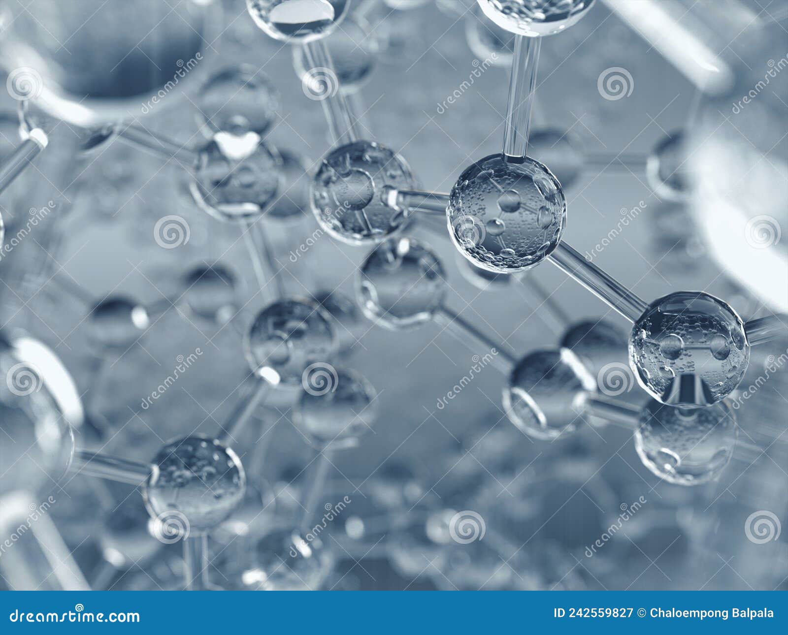 Abstract Atom or Molecule Structure Design, Atom or Molecule Made of ...