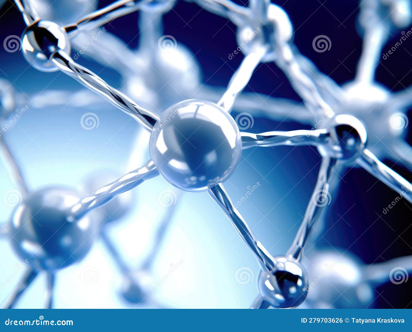 Abstract atom structure stock illustration. Illustration of education ...