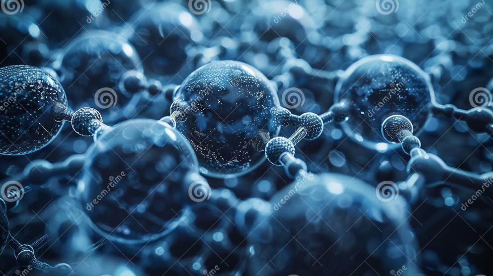 Abstract Atomic Lattice, Molecular Grid of Graphene, Graphene Atomic ...
