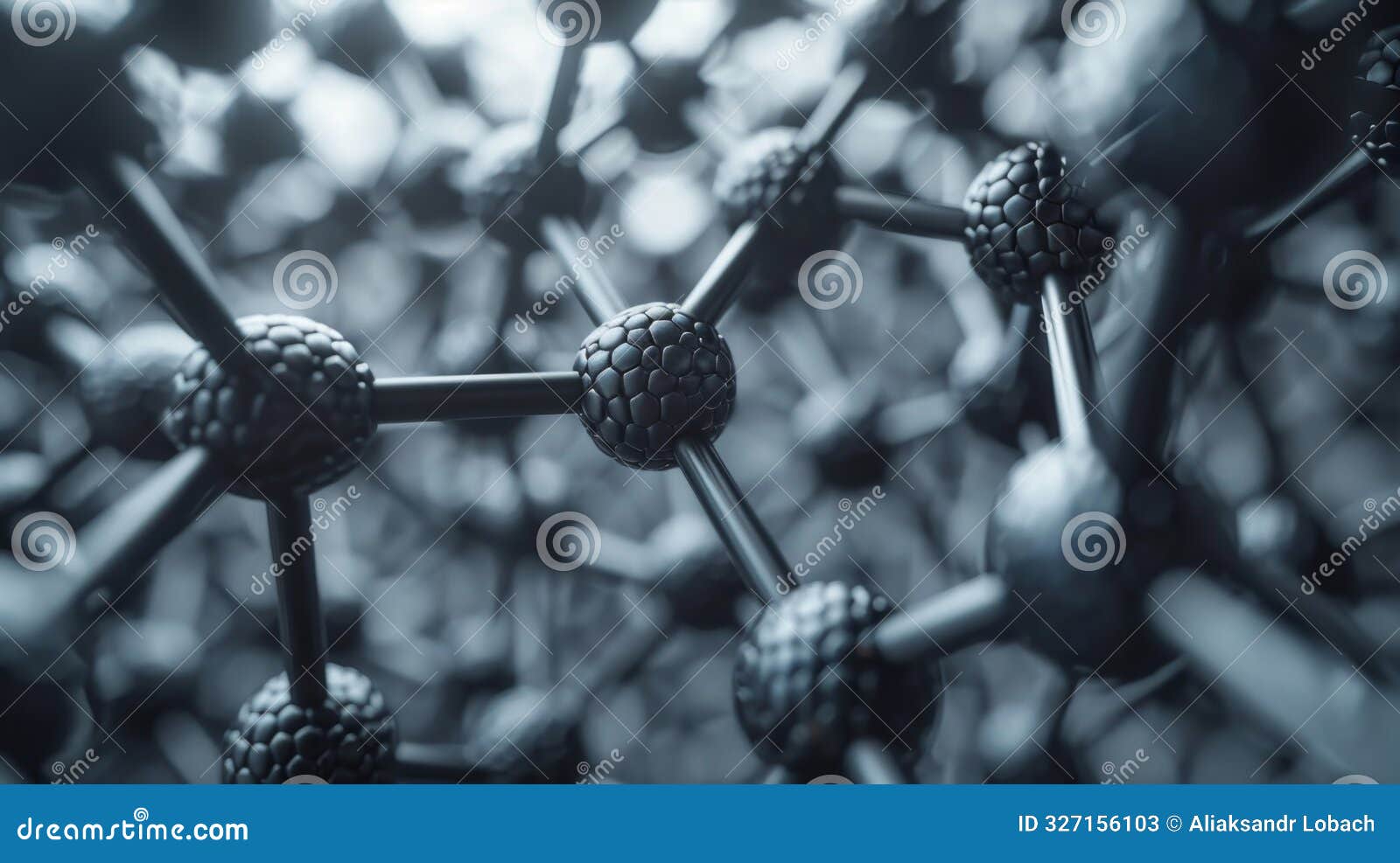Abstract Atomic Lattice, Molecular Grid of Graphene, Graphene Atomic ...