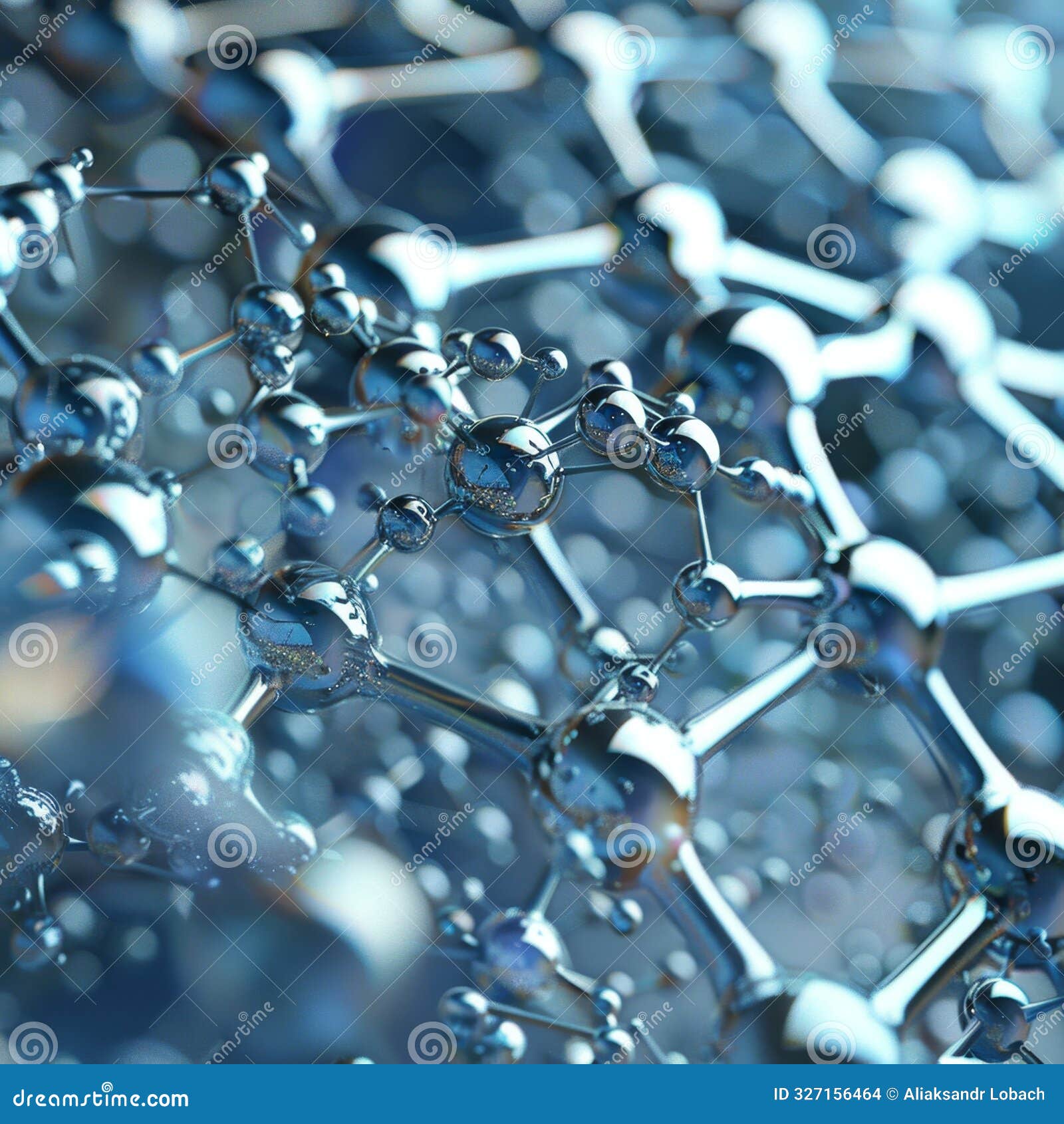 Abstract Atomic Lattice, Molecular Grid of Graphene, Graphene Atomic ...