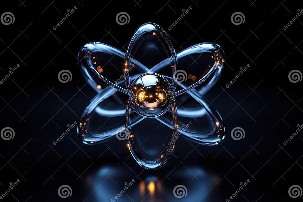 Abstract Atomic Structure stock image. Image of abstract - 344069447