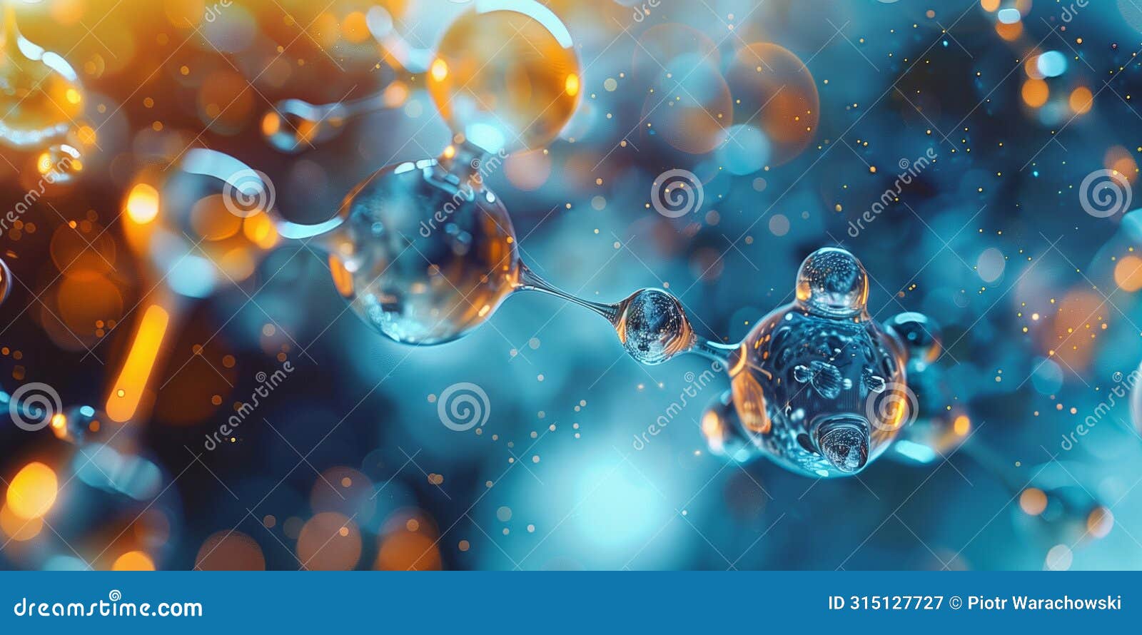 Abstract Atoms and Molecular Structure with Nice Background Stock ...