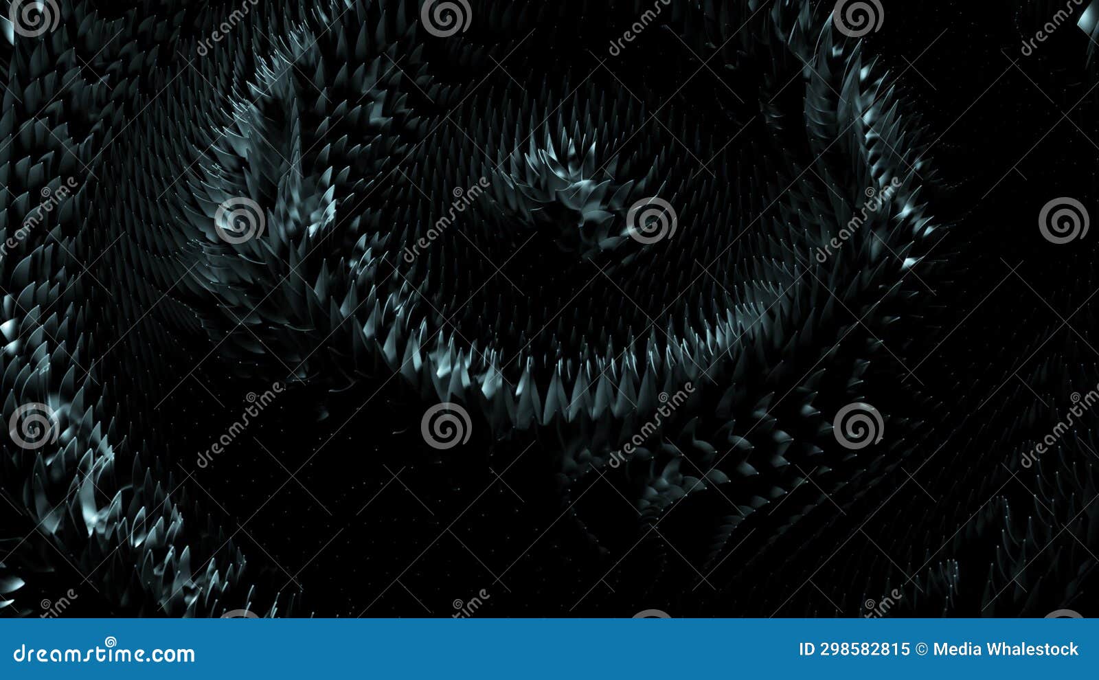 Abstract Audio Ring Equalizer Simulation. Design. Spreading Audio Wave ...