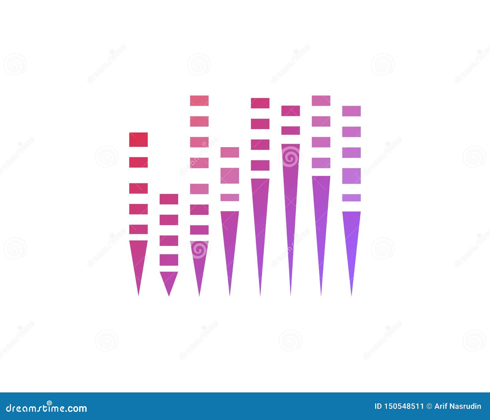 Abstract Audio Sound Wave Logo Creative Template Vector Stock Vector ...