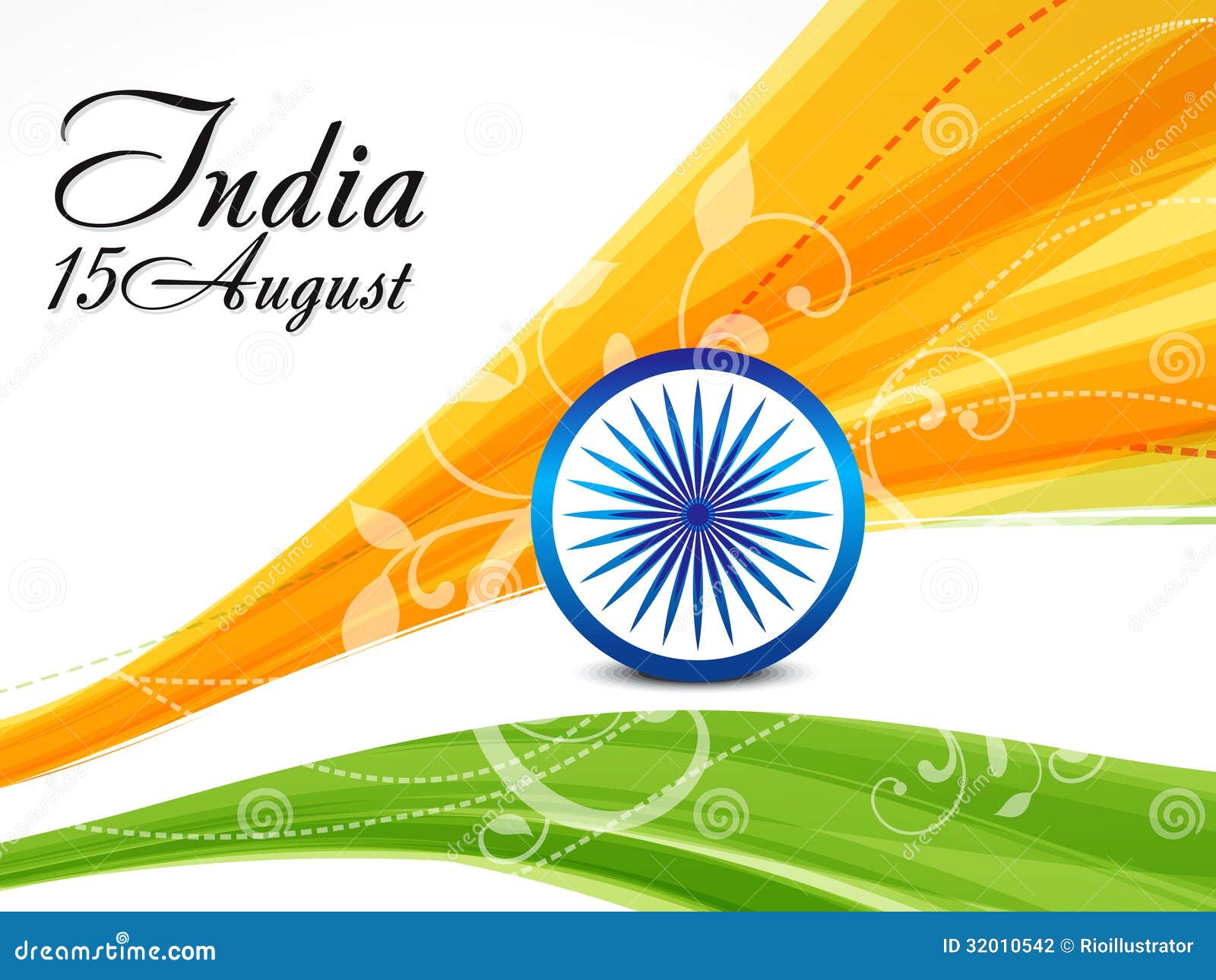 Abstract 15 August Background Stock Vector - Illustration of freedom ...