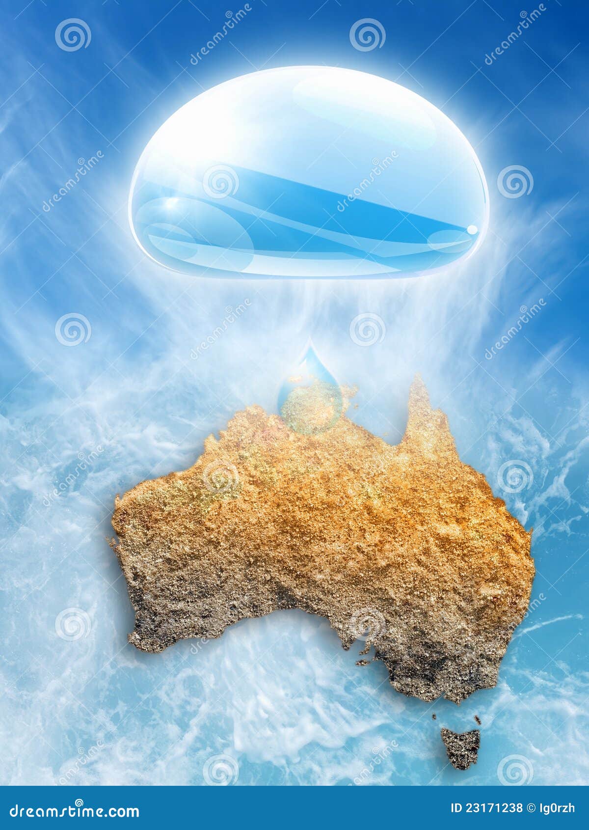 Abstract Australia map stock illustration. Illustration of meteorology ...