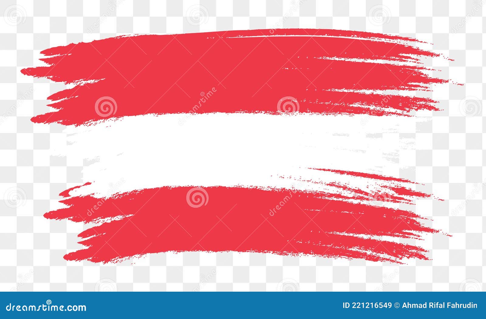 Abstract Austria Flag Using Brush Style . Vector Illustration Stock ...