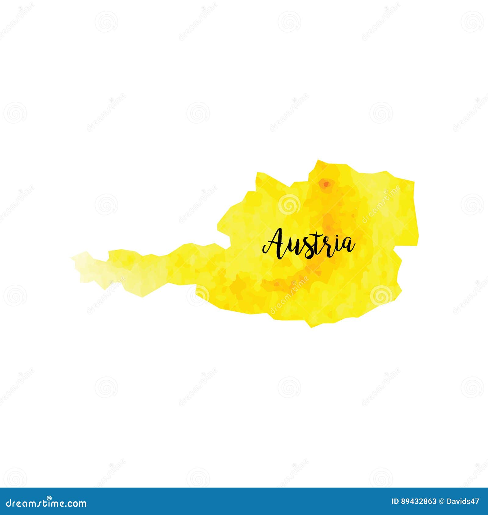 Abstract Austria map stock vector. Illustration of continent - 89432863