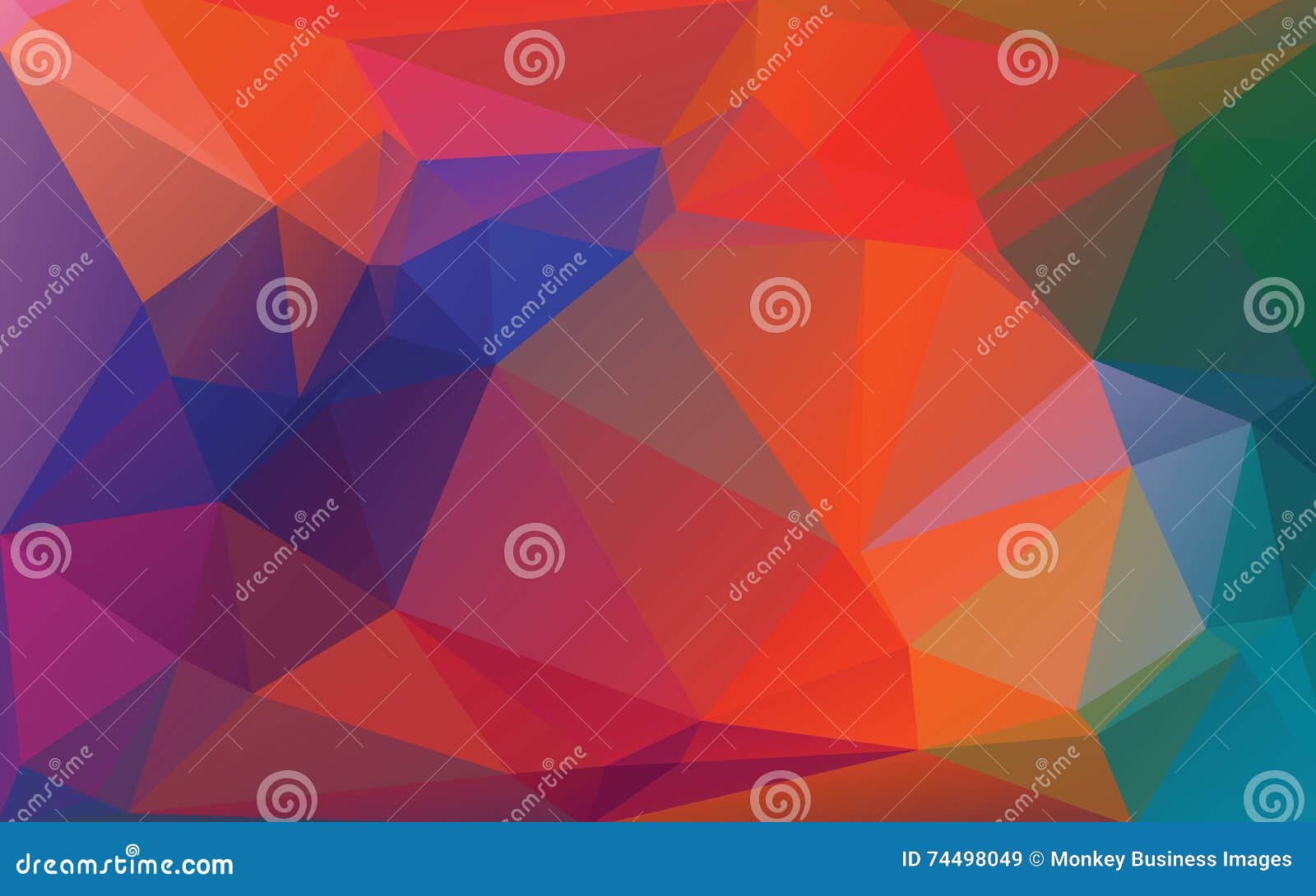 Abstract Autumn Color Low Poly Vector Background Stock Vector ...