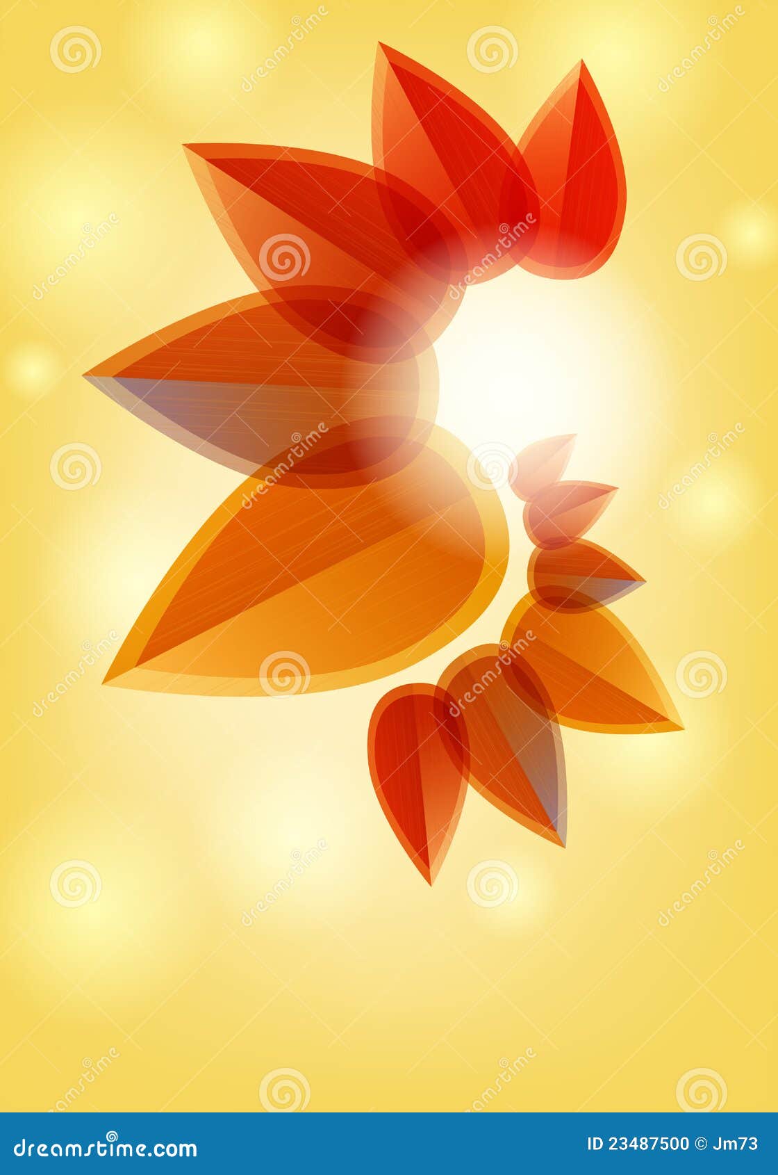 Abstract Autumn Leaves Background Stock Vector - Illustration of ...