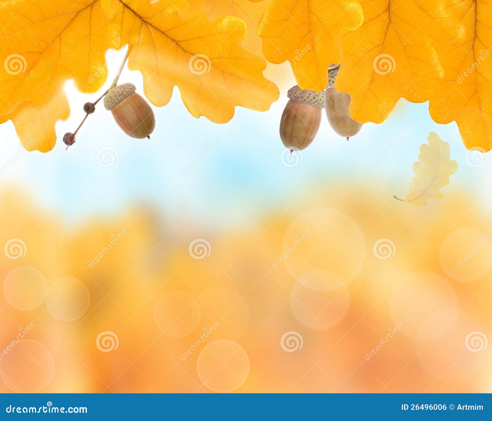 Abstract Autumn Yellow Background Stock Photo - Image of light, bokeh ...