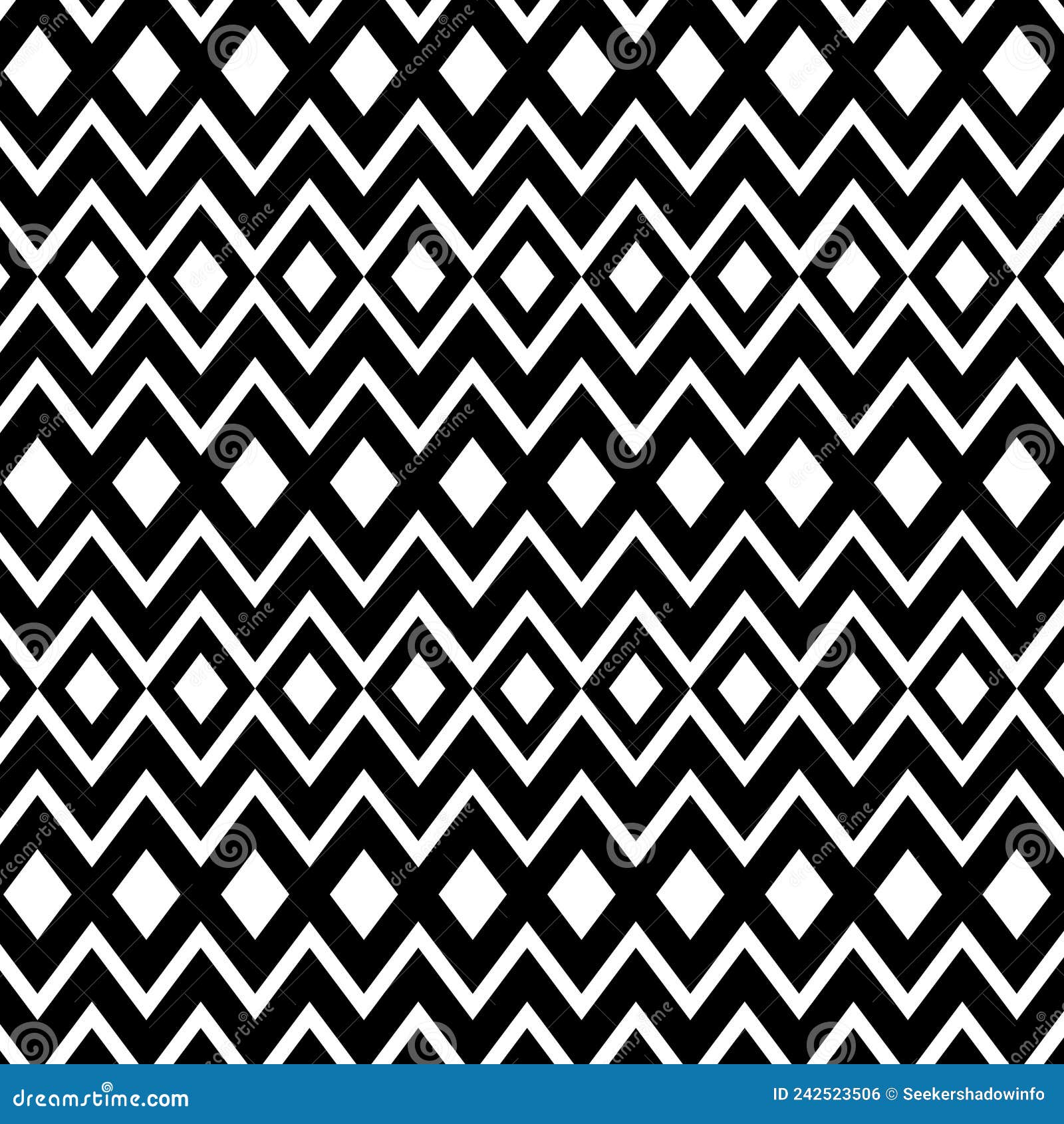 Abstract Aztec Pattern. Tribal, Zigzag, Chevron, Seamless Patterns ...