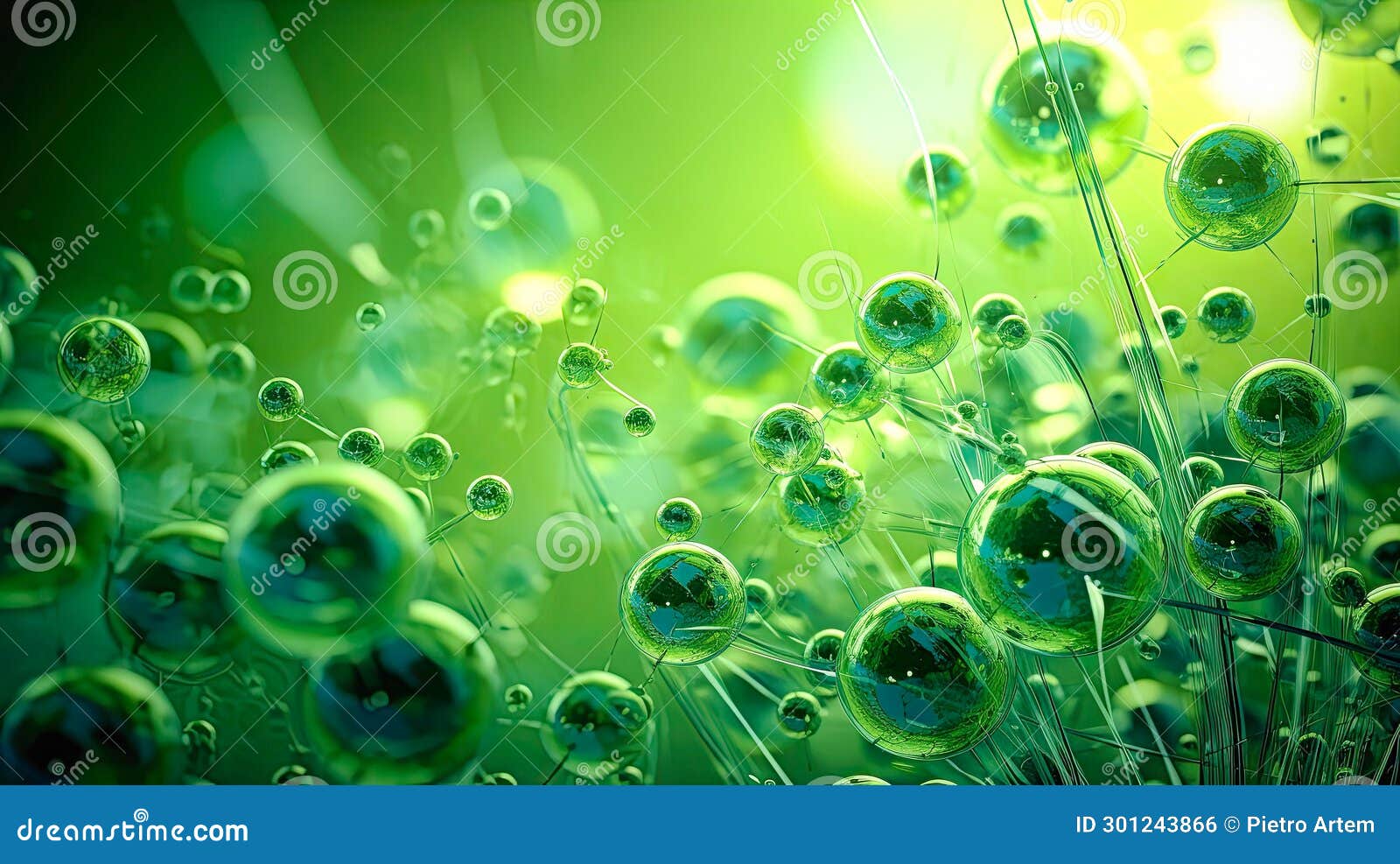 Abstract Baby Green Energy Cells Stock Illustration - Illustration of ...
