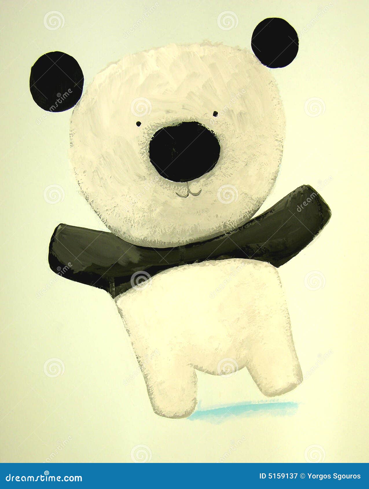 Abstract baby panda stock illustration. Illustration of white - 5159137