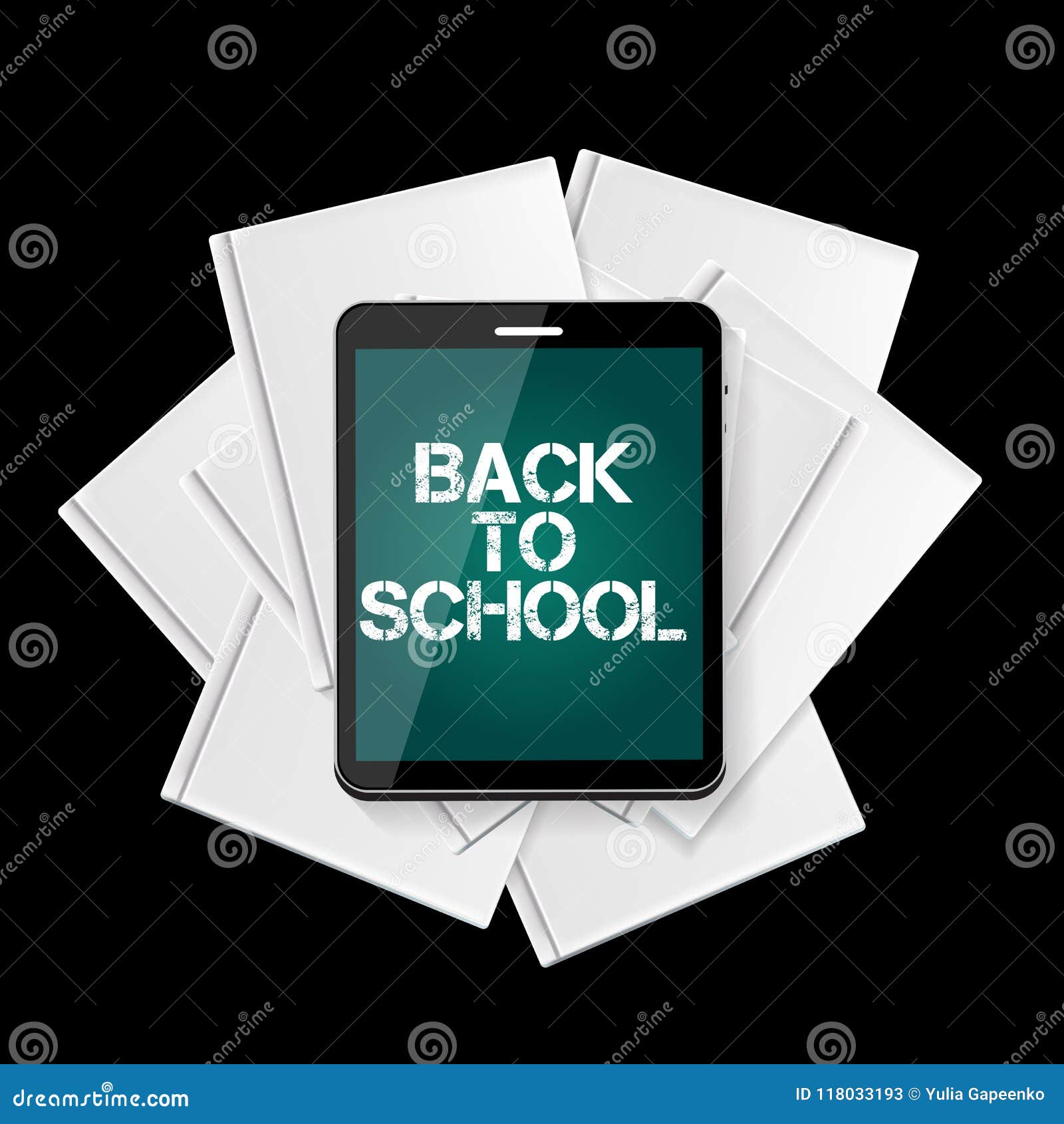 Abstract Back To School Background. Vector Illustration Stock Vector ...