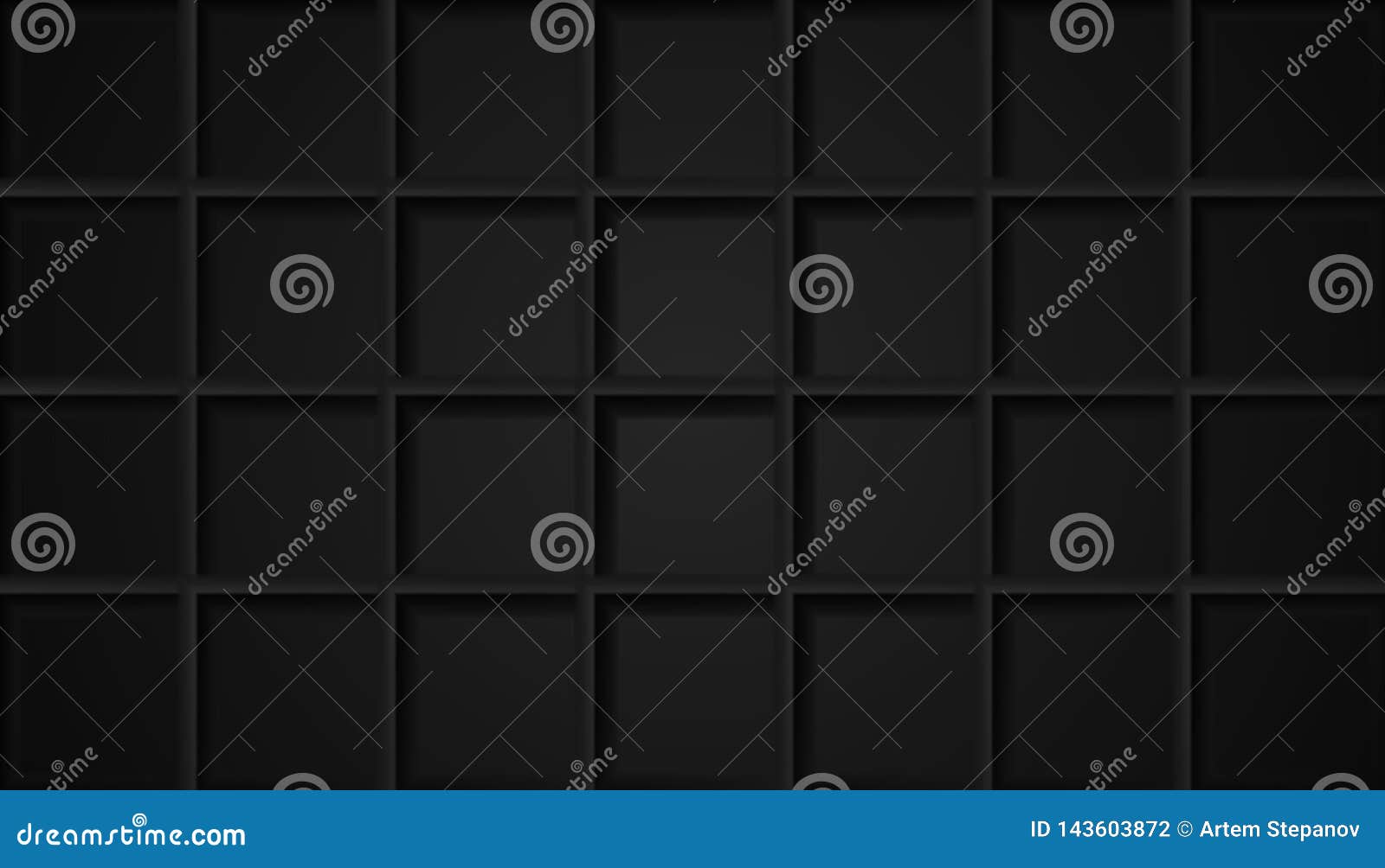 Abstract Back Vector Background or Dark Texture with Squares Stock ...