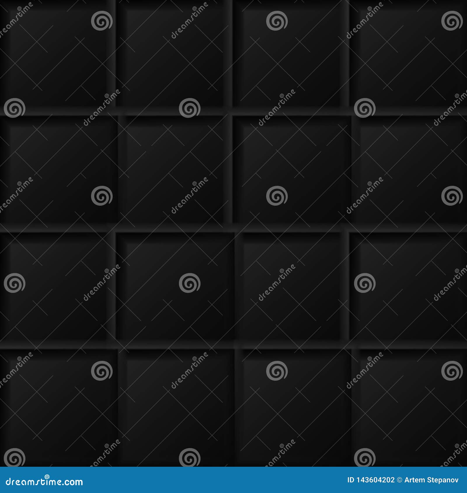 Abstract Back Vector Background or Dark Texture with Squares Stock ...