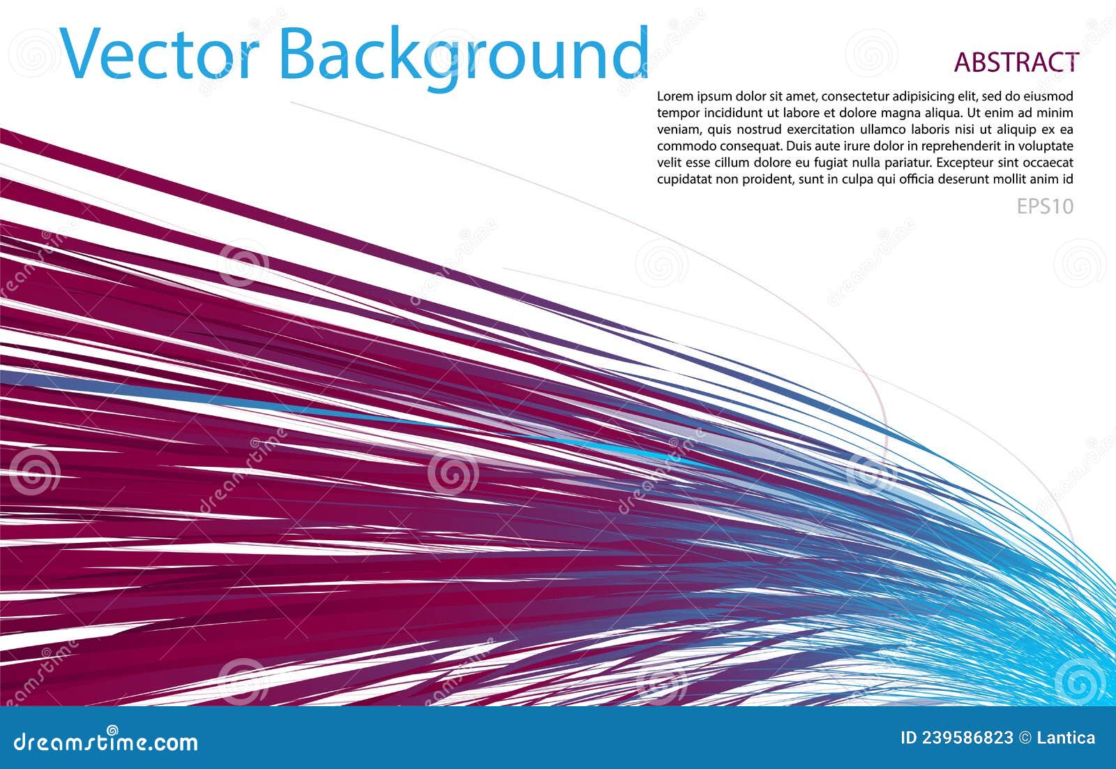 Abstract Backdrop with Colored Lines Stock Vector - Illustration of ...