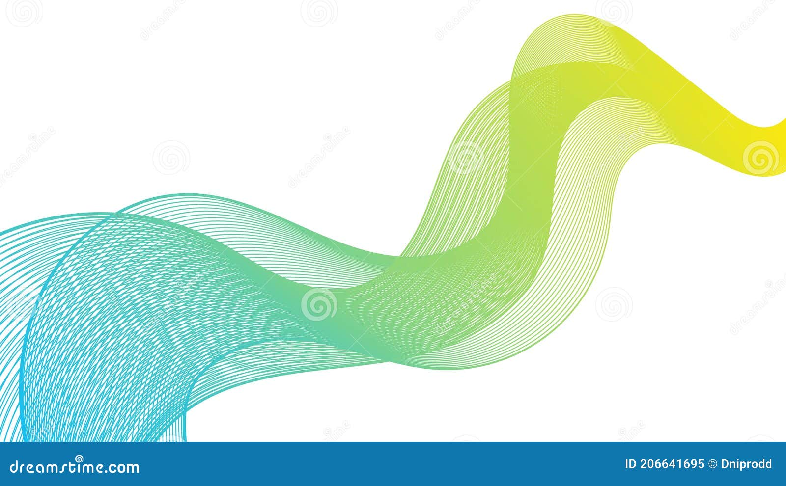 Abstract Backdrop with Colorful Wave Gradient Lines Stock Vector ...