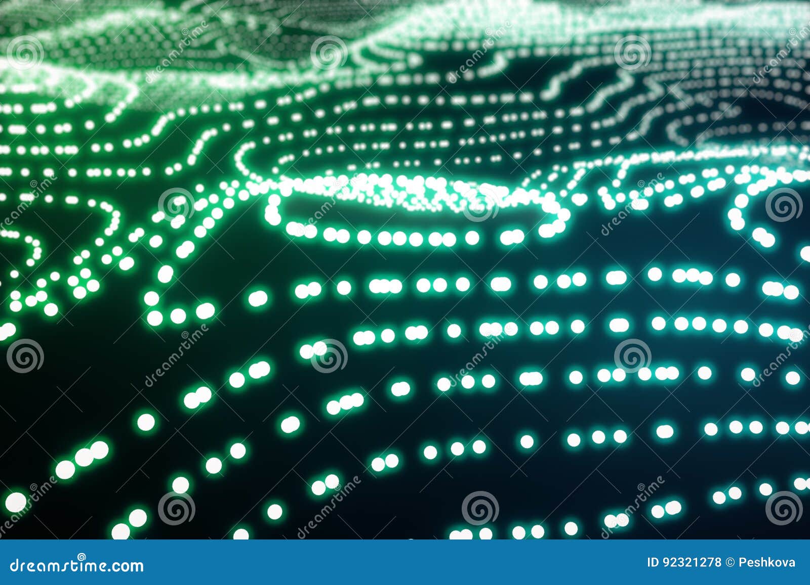 Abstract Backdrop with Digital Pattern Stock Illustration ...