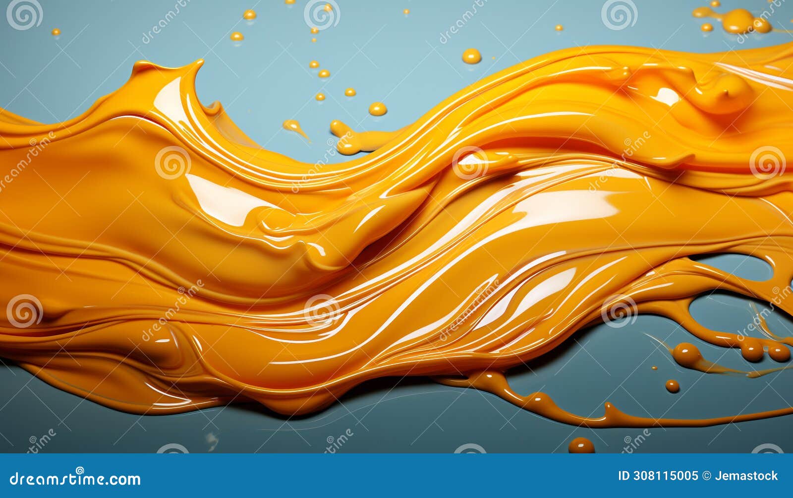 Abstract Backdrop Liquid Wave Pattern in Bright Multi Colored Design ...